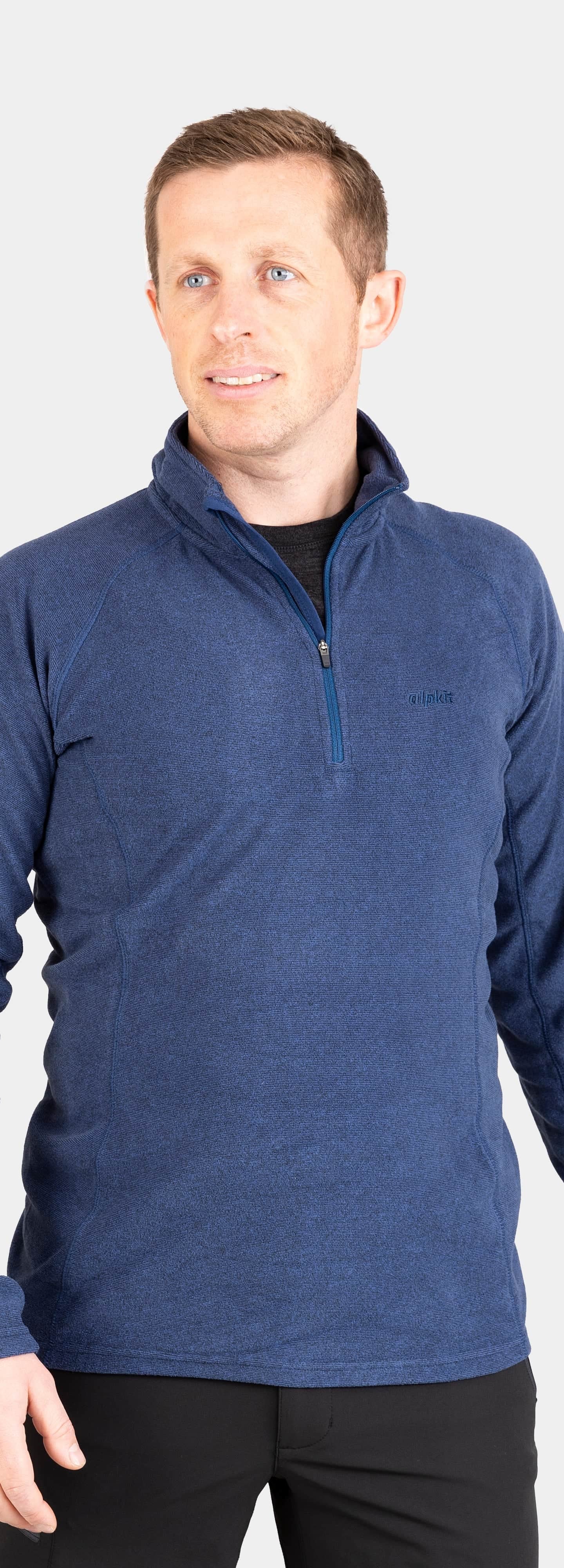 Kelpie Men's Quarter Zip Recycled Micro Fleece Top