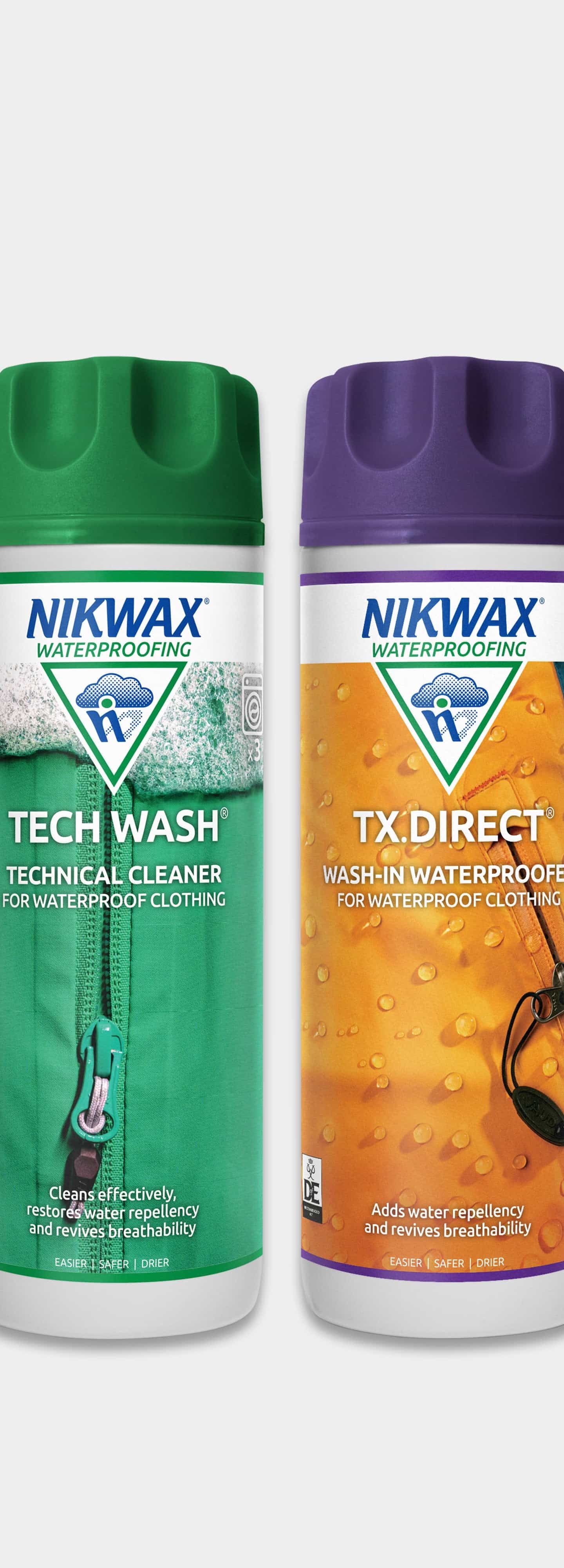 Nikwax Twin: Tech Wash And TX Direct | Alpkit