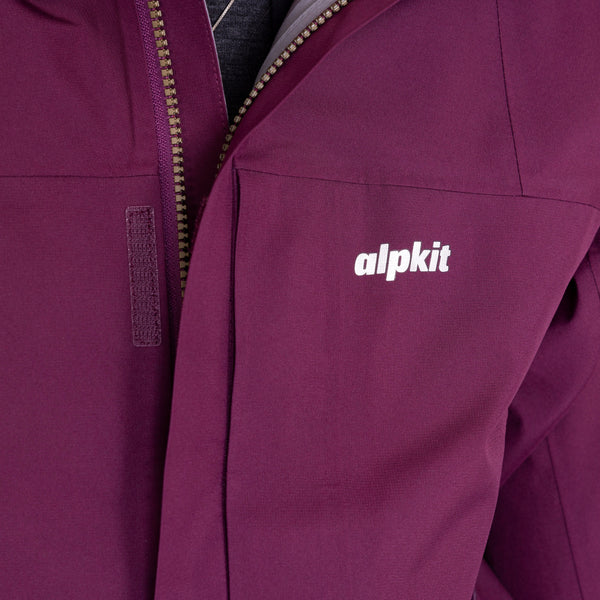 Women's Fortitude Hillwalking Jacket - Long raincoat with hood