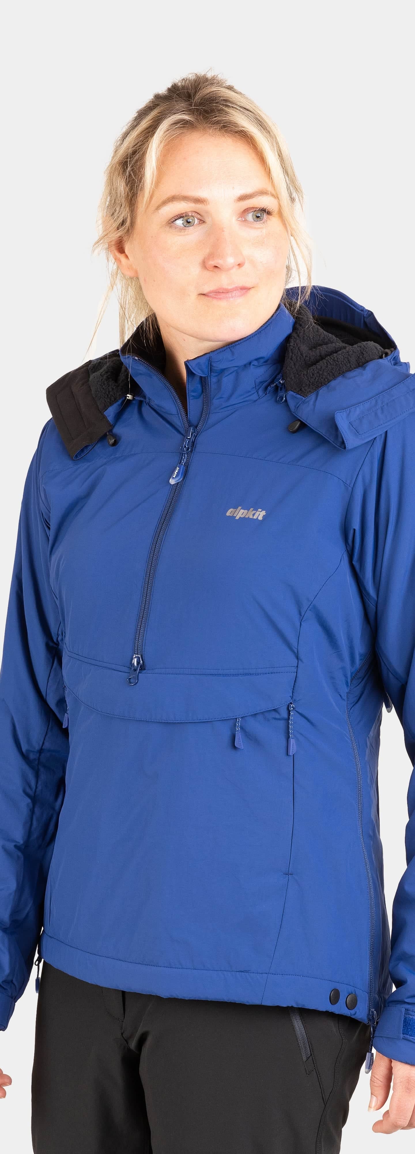 Jura Women's Pile Fleece-Lined Windproof Smock Jacket