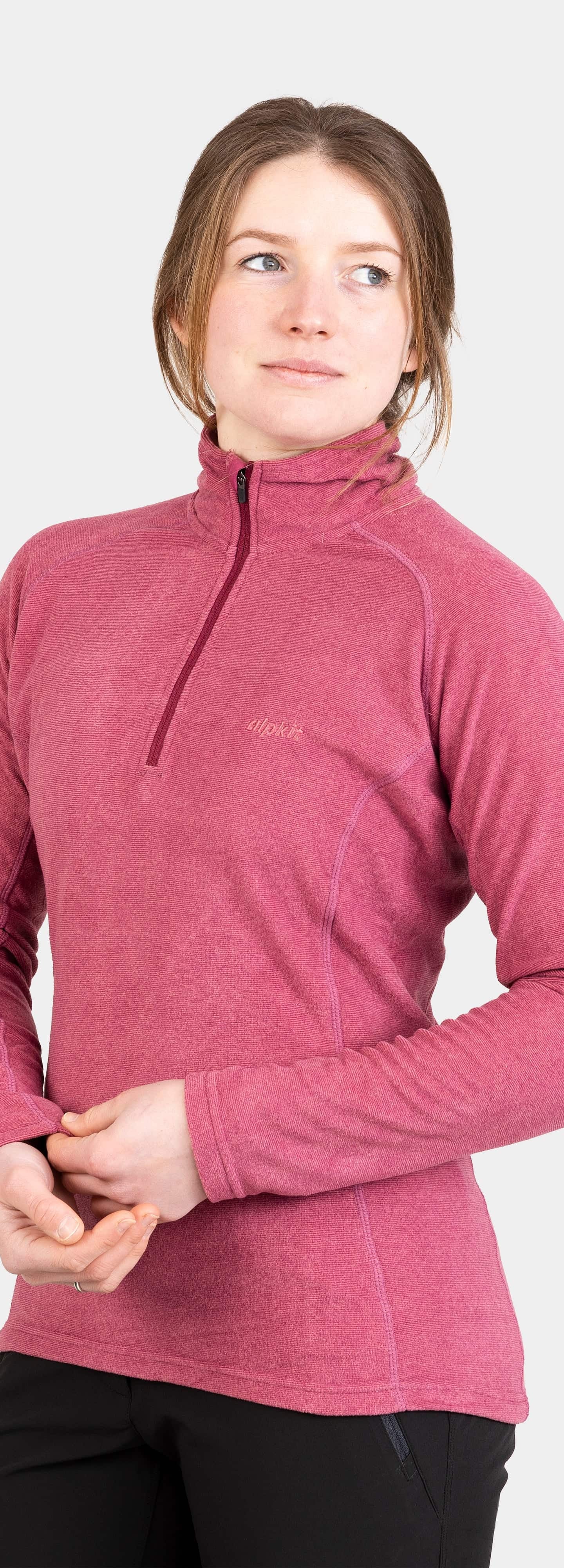 Kelpie Womens Quarter Zip Micro Fleece Top