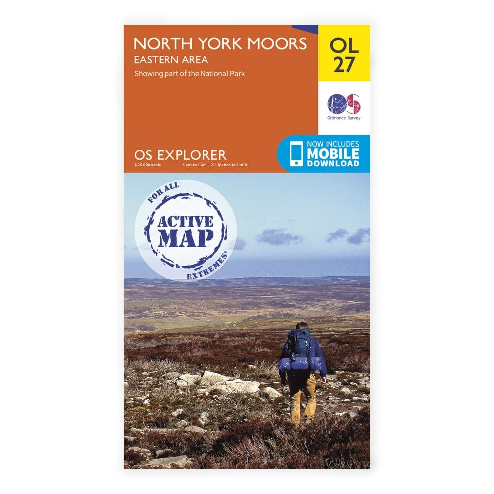 OS Explorer Active OL27 - North York Moors Eastern Area