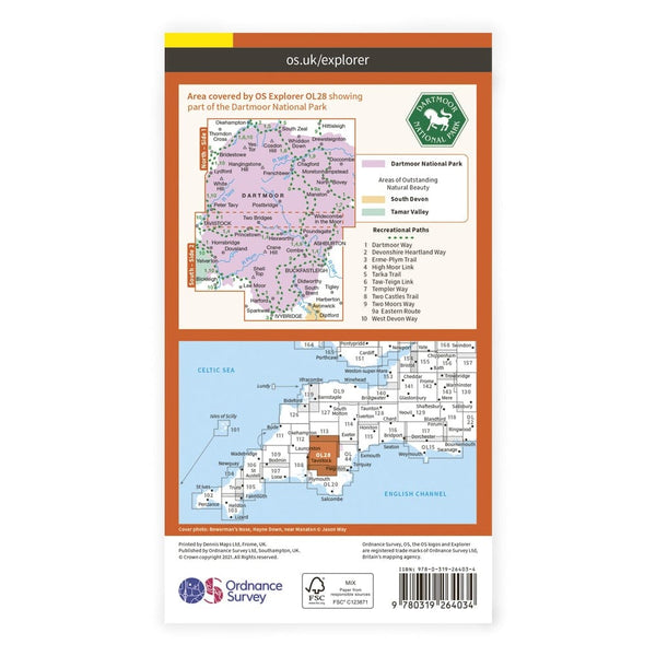 OS Explorer OL26 - North York Moors Western