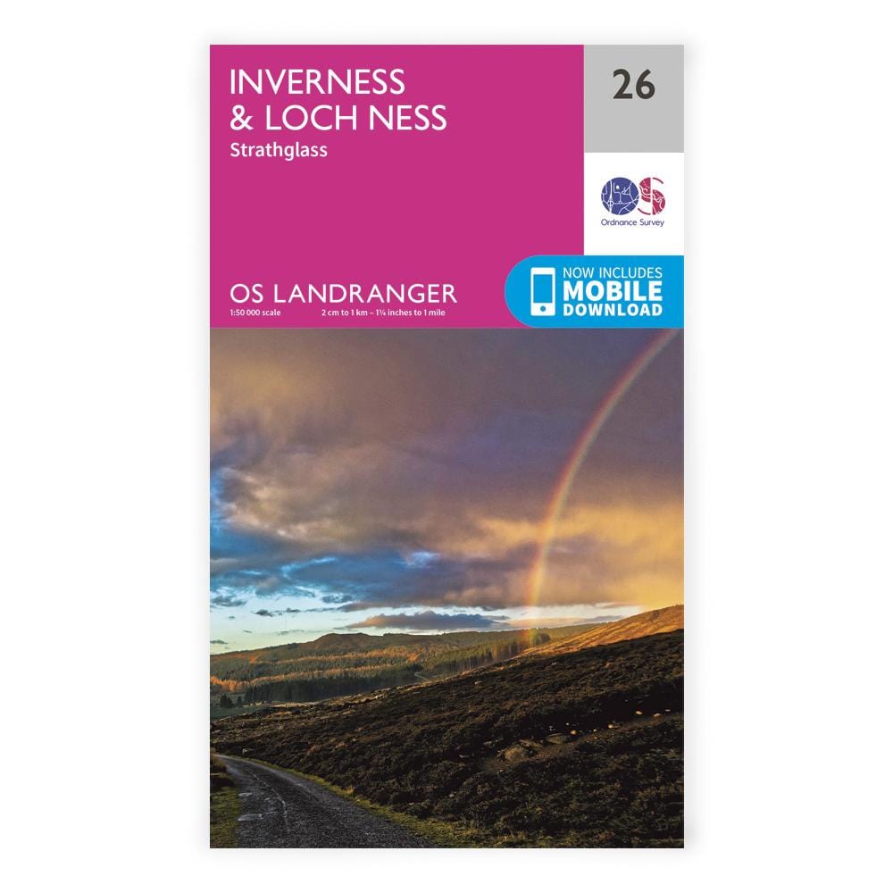 OS Landranger 26 - Inverness and Loch Ness
