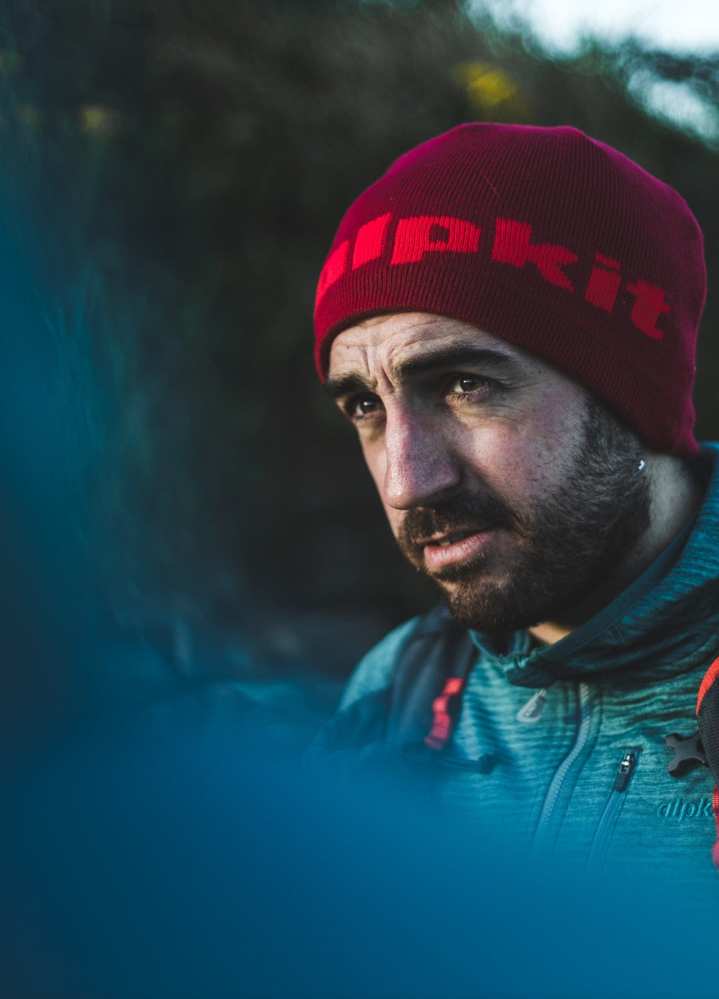 Mountain Beanie Acrylic Fleece-Lined Hat