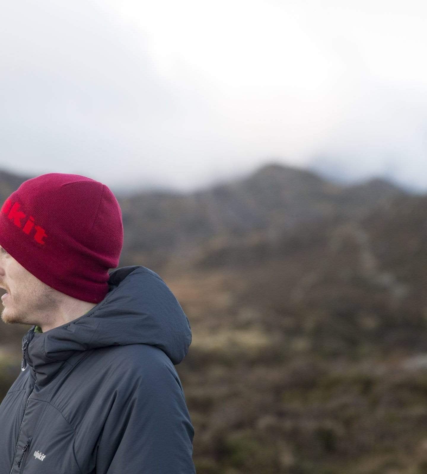 Mountain Beanie Acrylic Fleece-Lined Hat