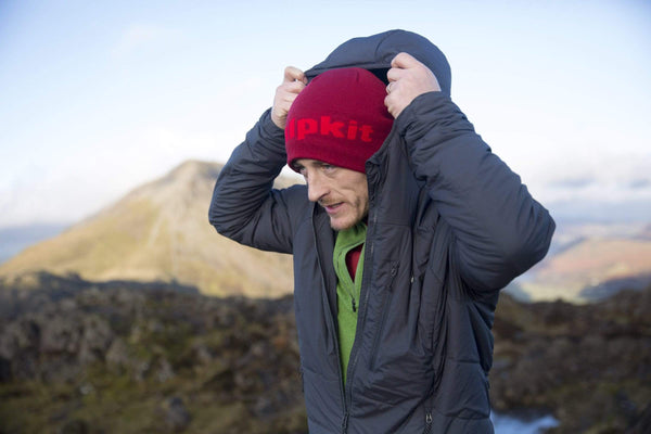 Mountain Beanie Acrylic Fleece-Lined Hat